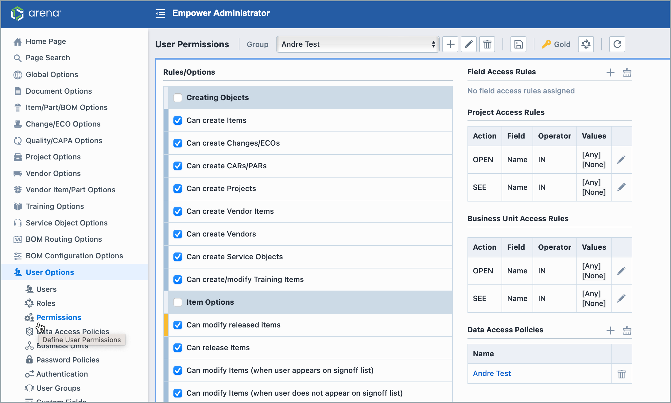 Permissions | Empower Help