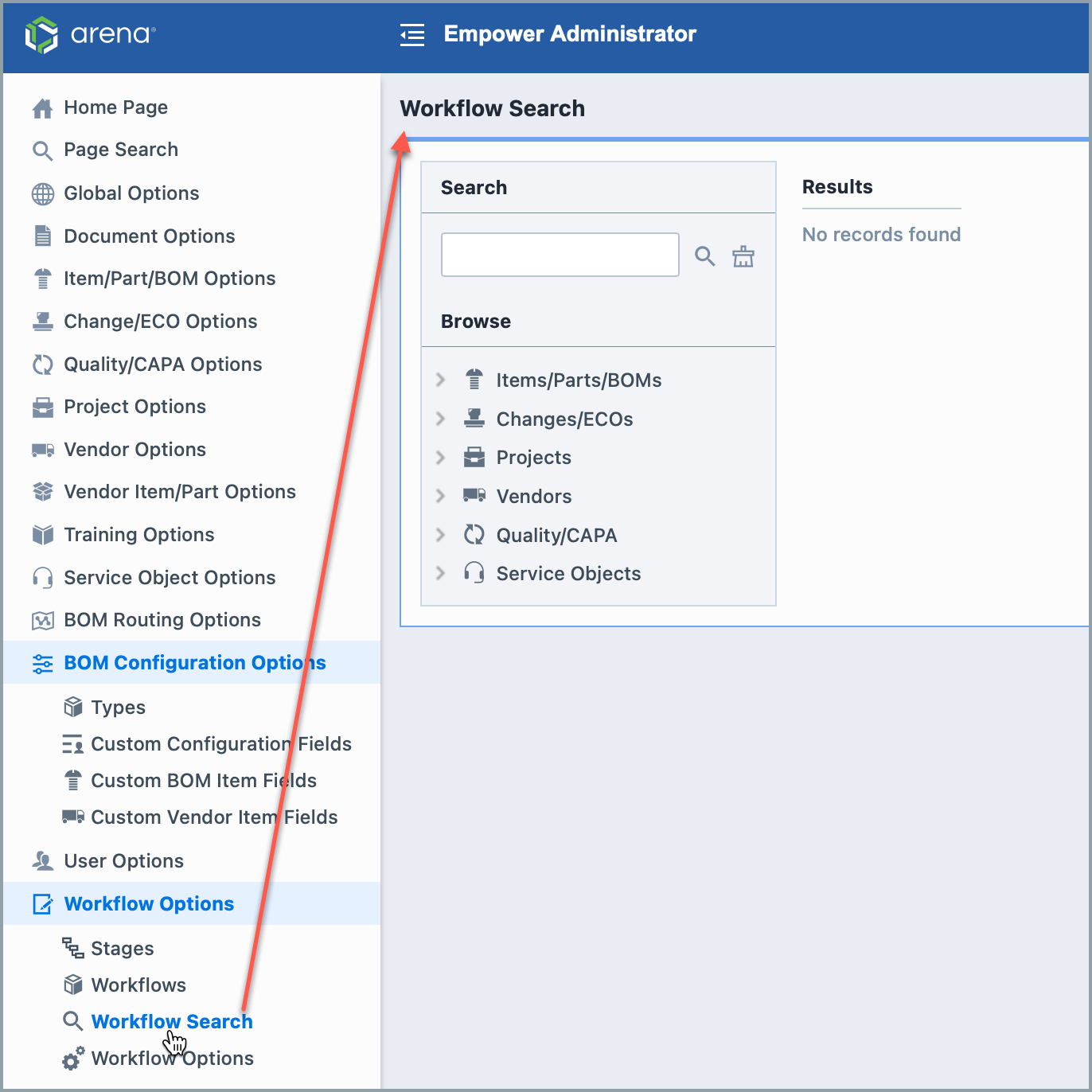 Workflow Search | Empower Help