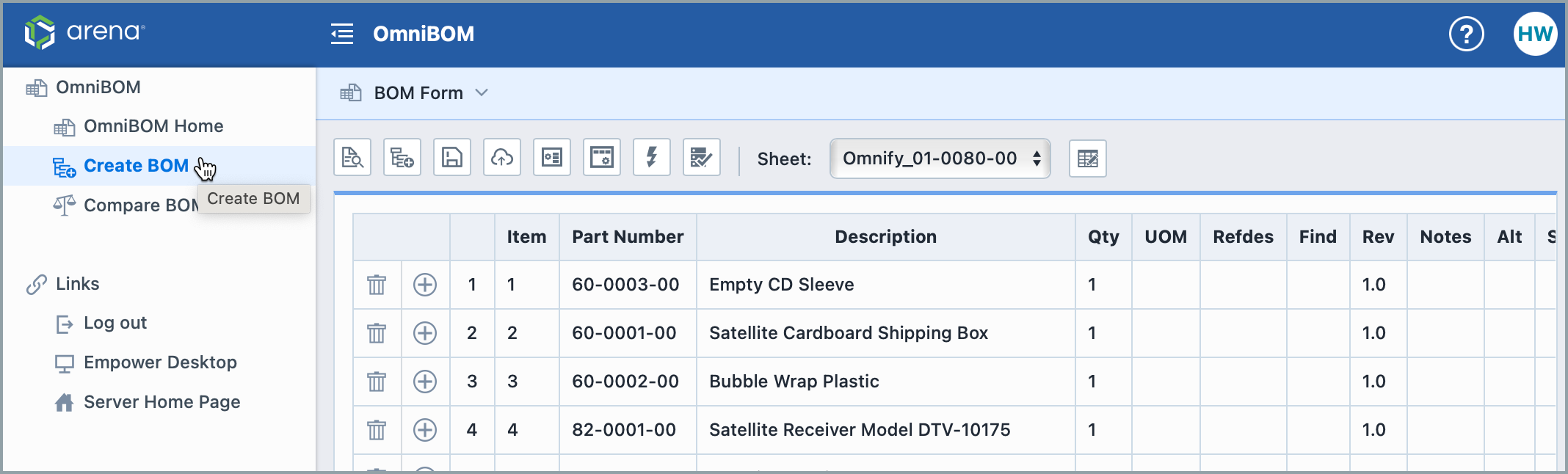 BOM Form | Empower Help