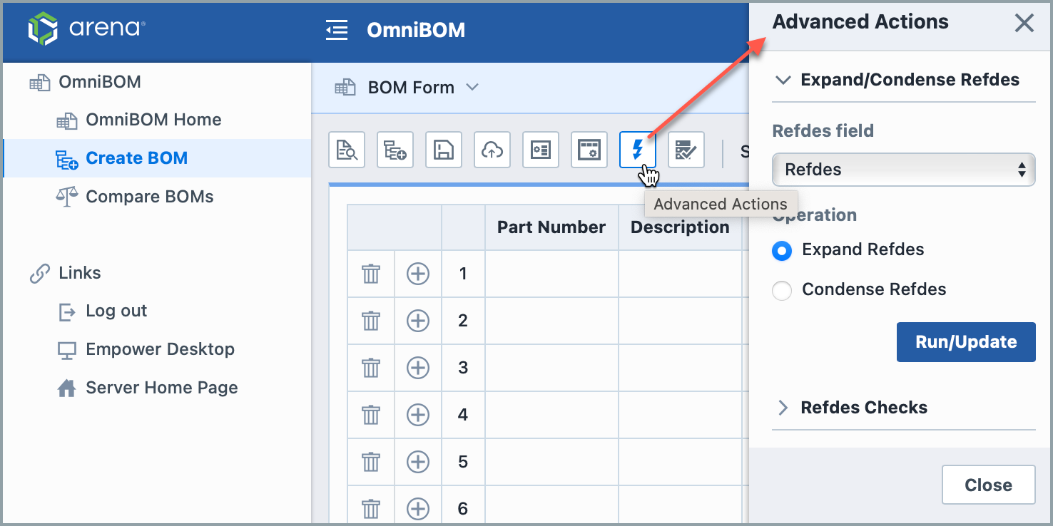 Advanced Actions | Empower Help