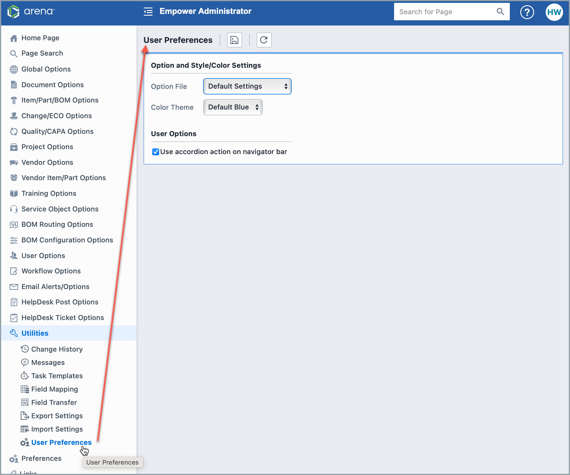 Preferences | Empower Help