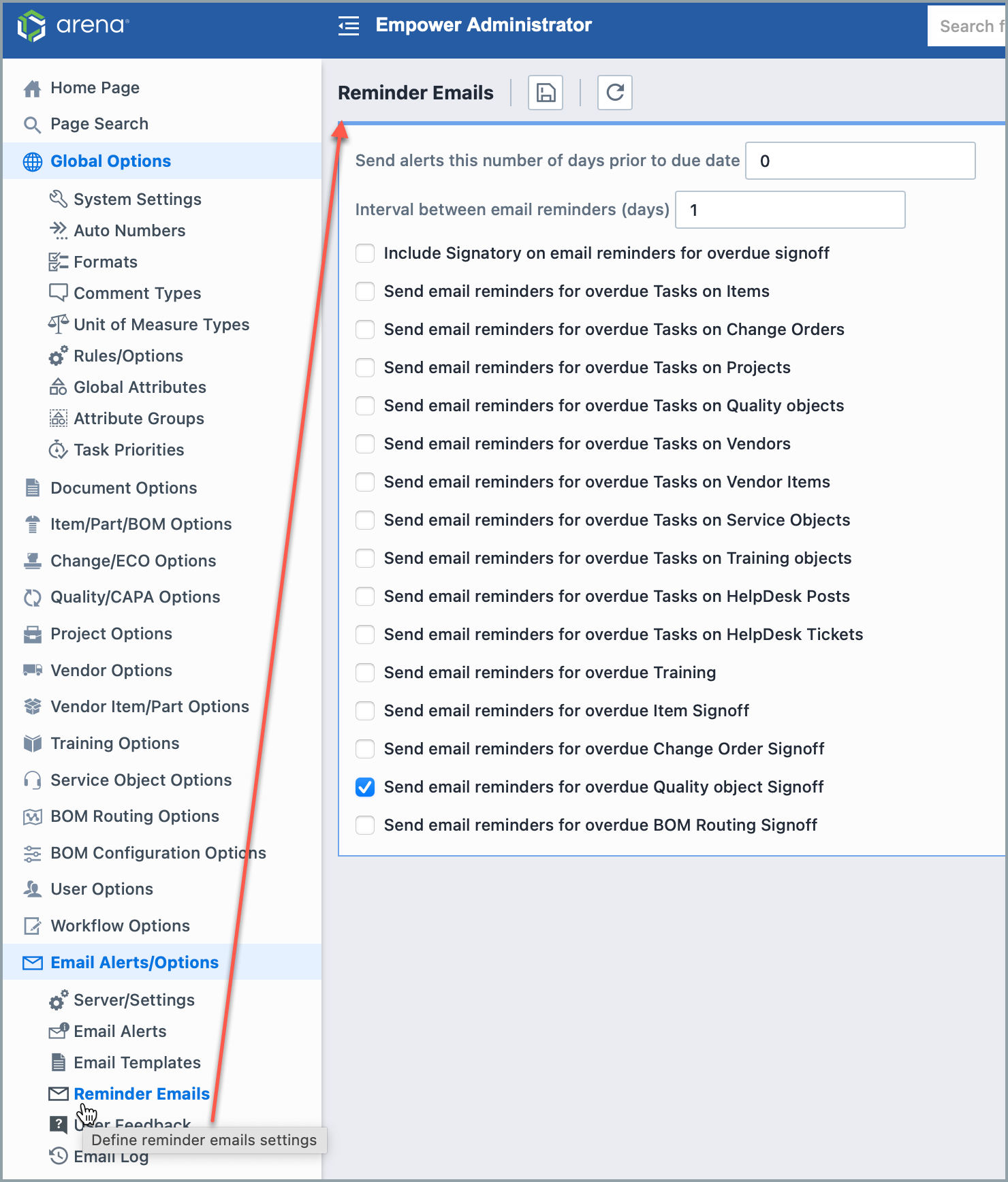 Reminder Emails | Empower Help