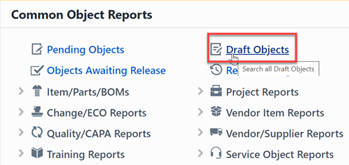 Draft Objects | Empower Help