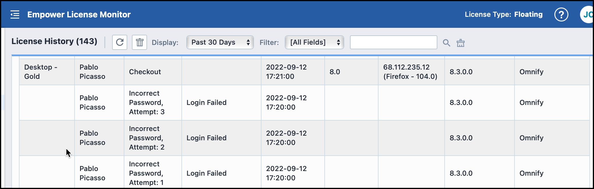 License History | Empower Help
