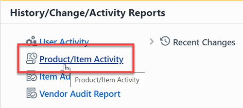 Product Item Activity | Empower Help