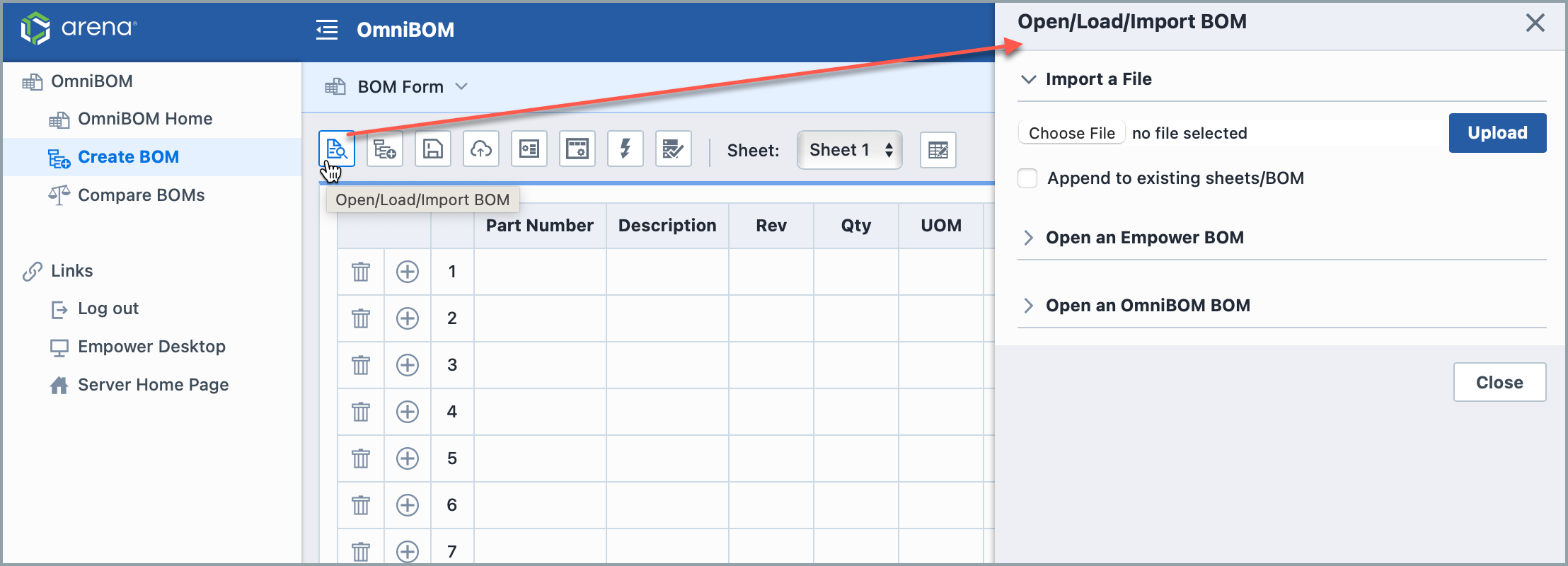 BOM Form | Empower Help