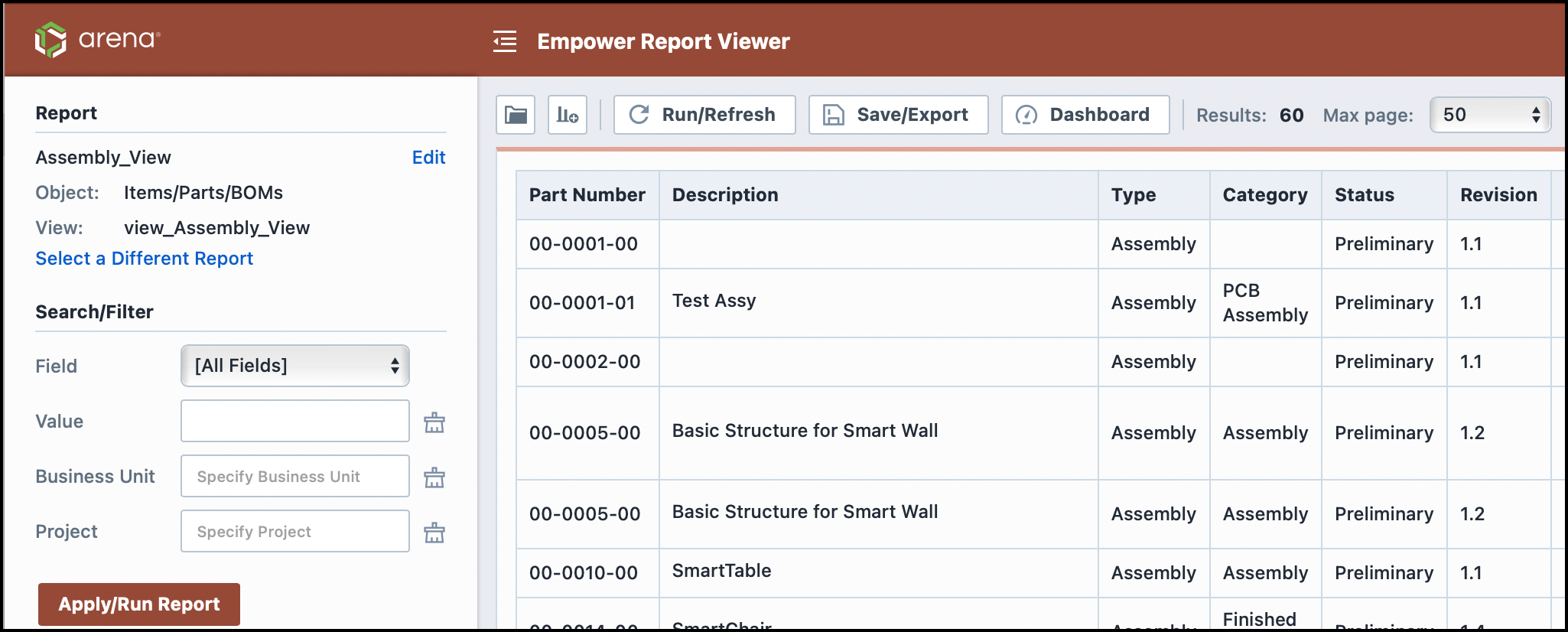 Displaying Reports | Empower Help