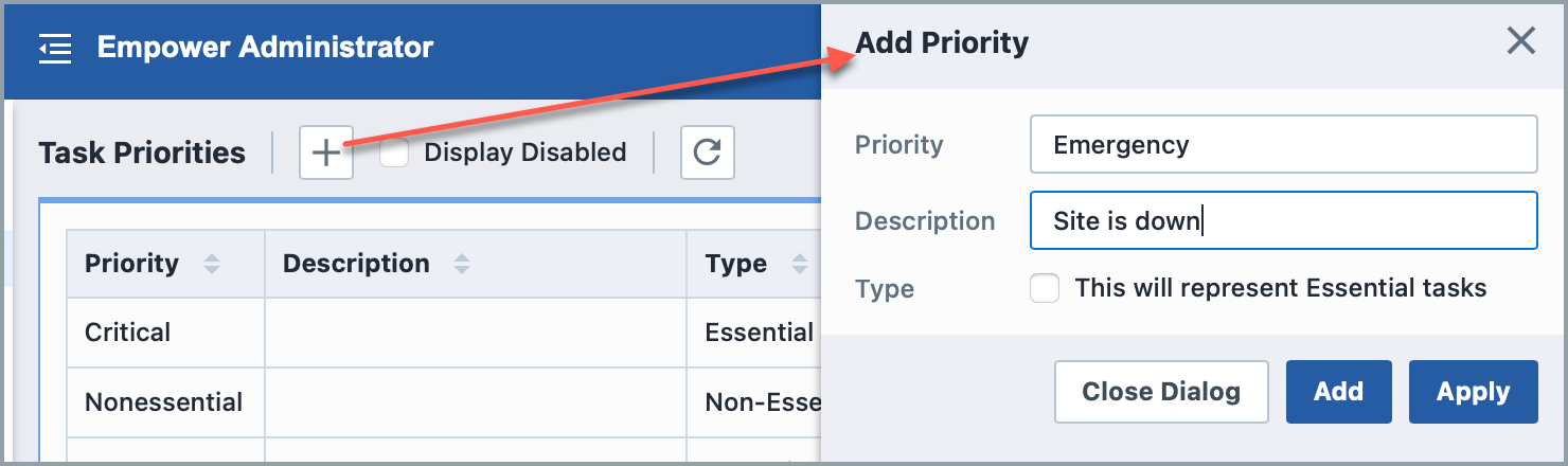 Task Priorities | Empower Help
