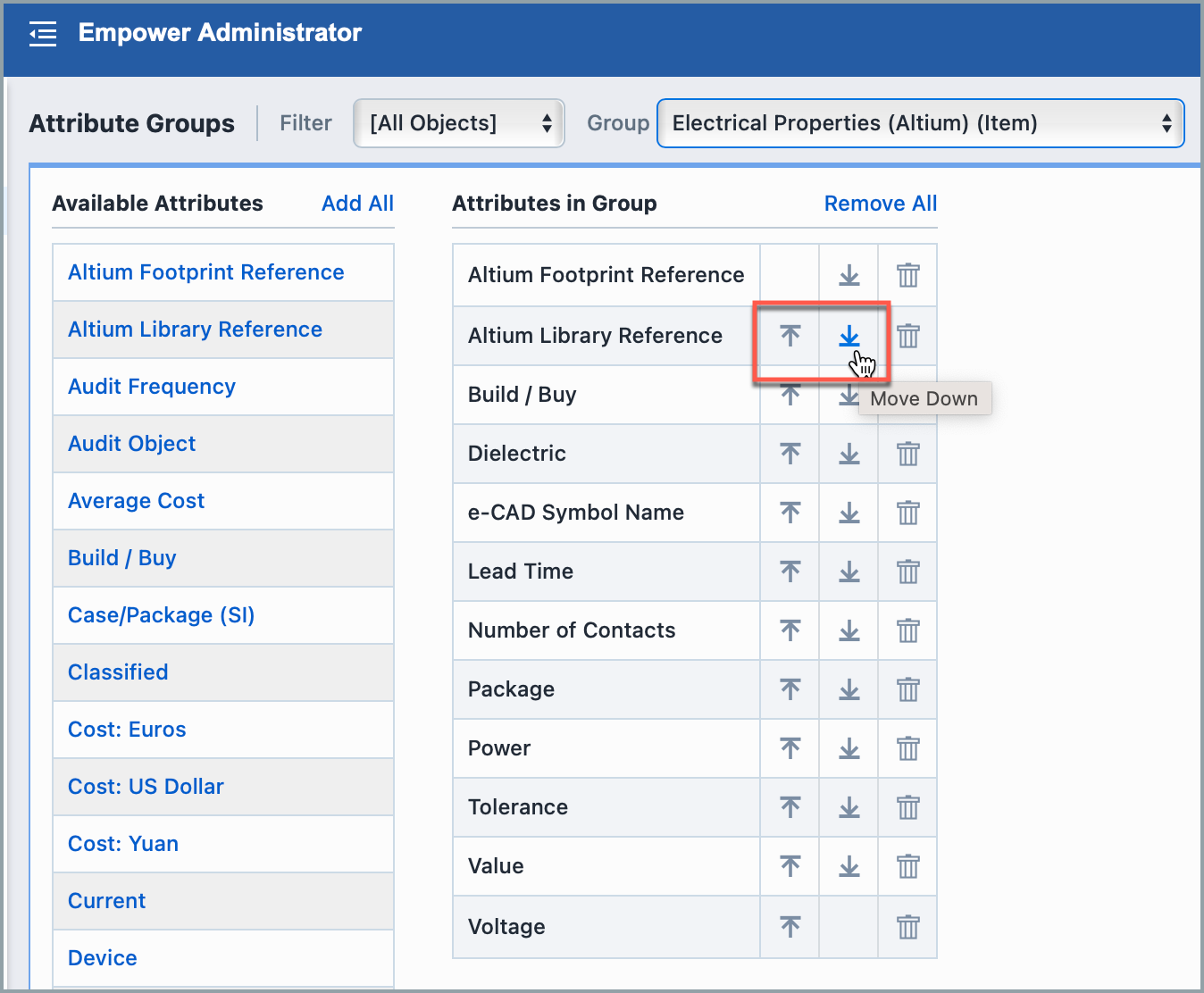 Attribute Groups | Empower Help