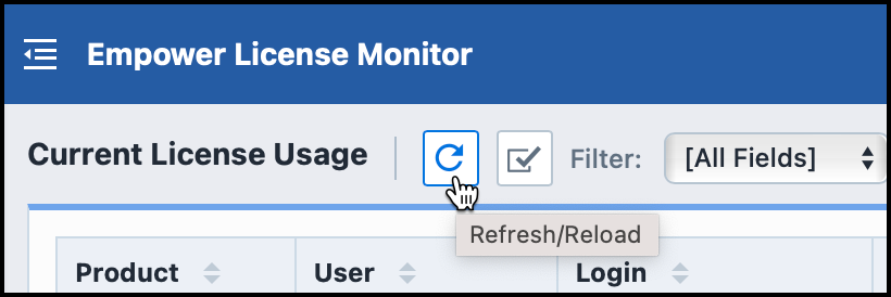 License Usage | Empower Help