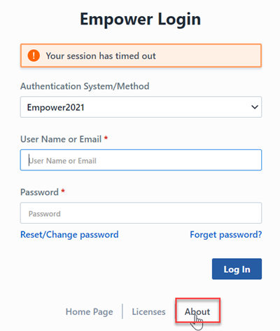 Usage/Launching | Empower Help