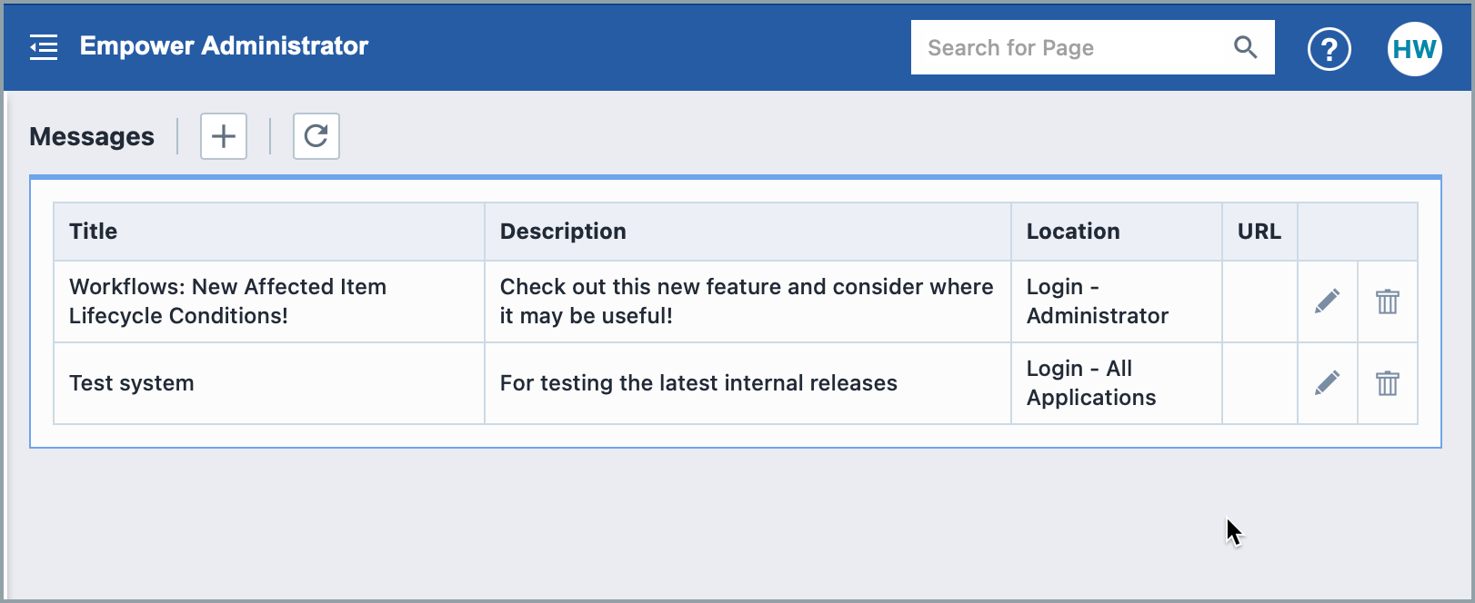 Messages | Empower Help