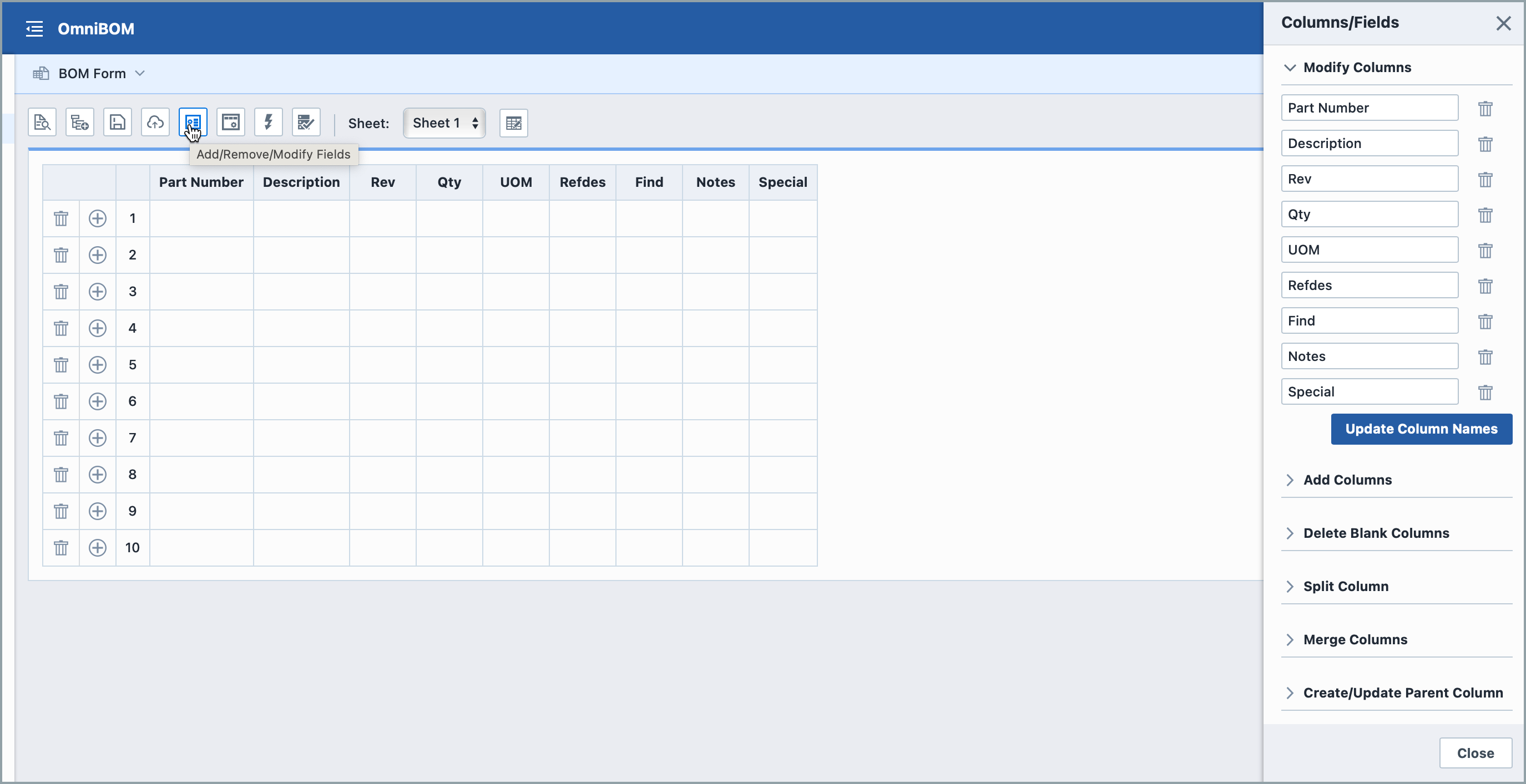 BOM Form | Empower Help