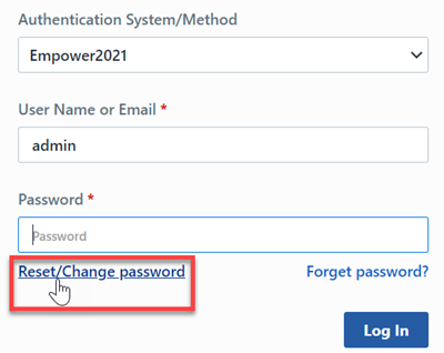 Logging On | Empower Help