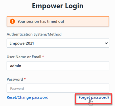 Logging On | Empower Help