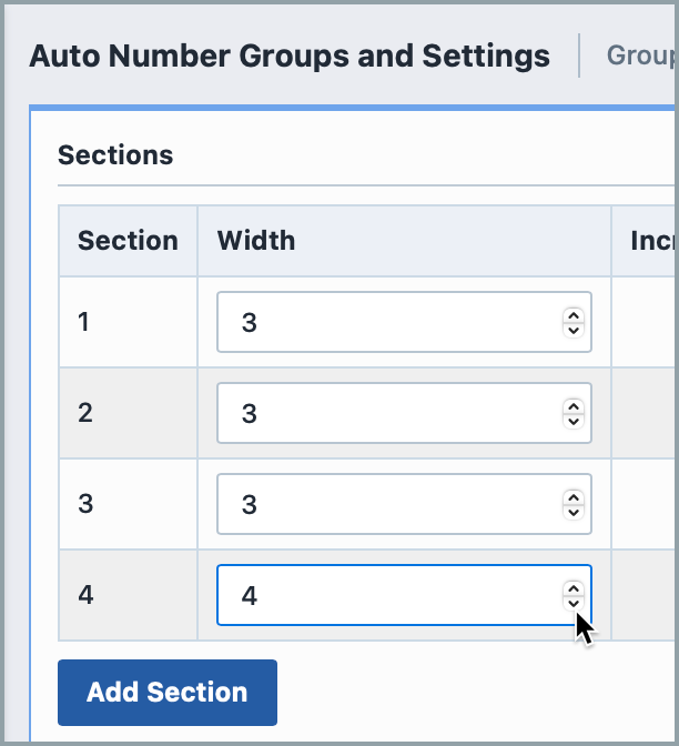 Auto Numbers | Empower Help