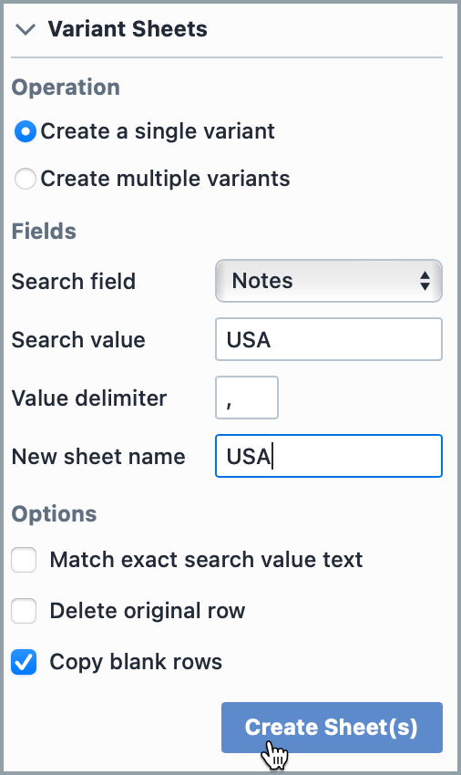 Sheets | Empower Help
