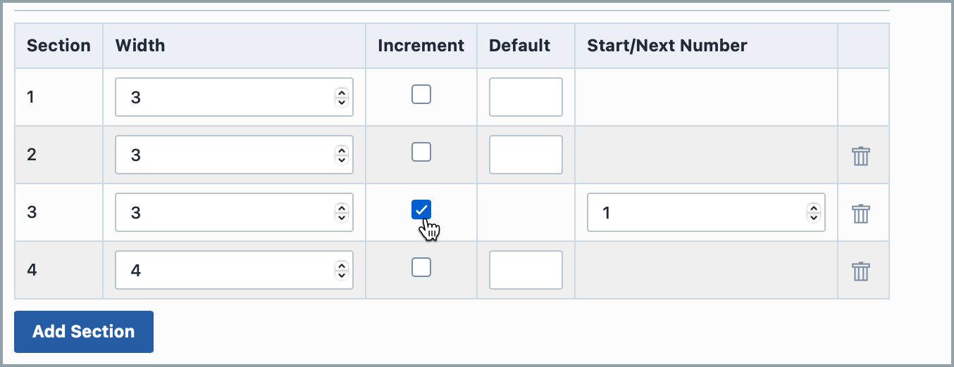 Auto Numbers | Empower Help