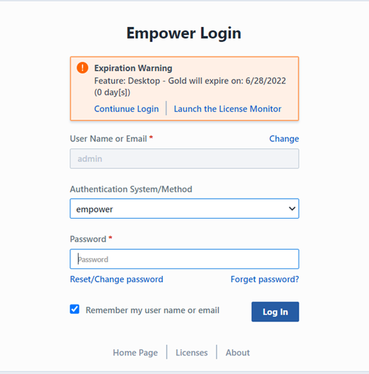 Usage/Launching | Empower Help