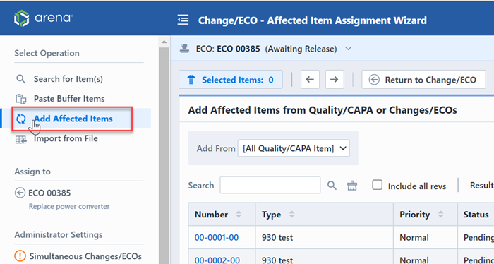 Affected Items | Empower Help