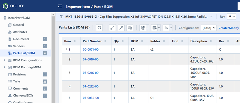 BOM Management | Empower Help
