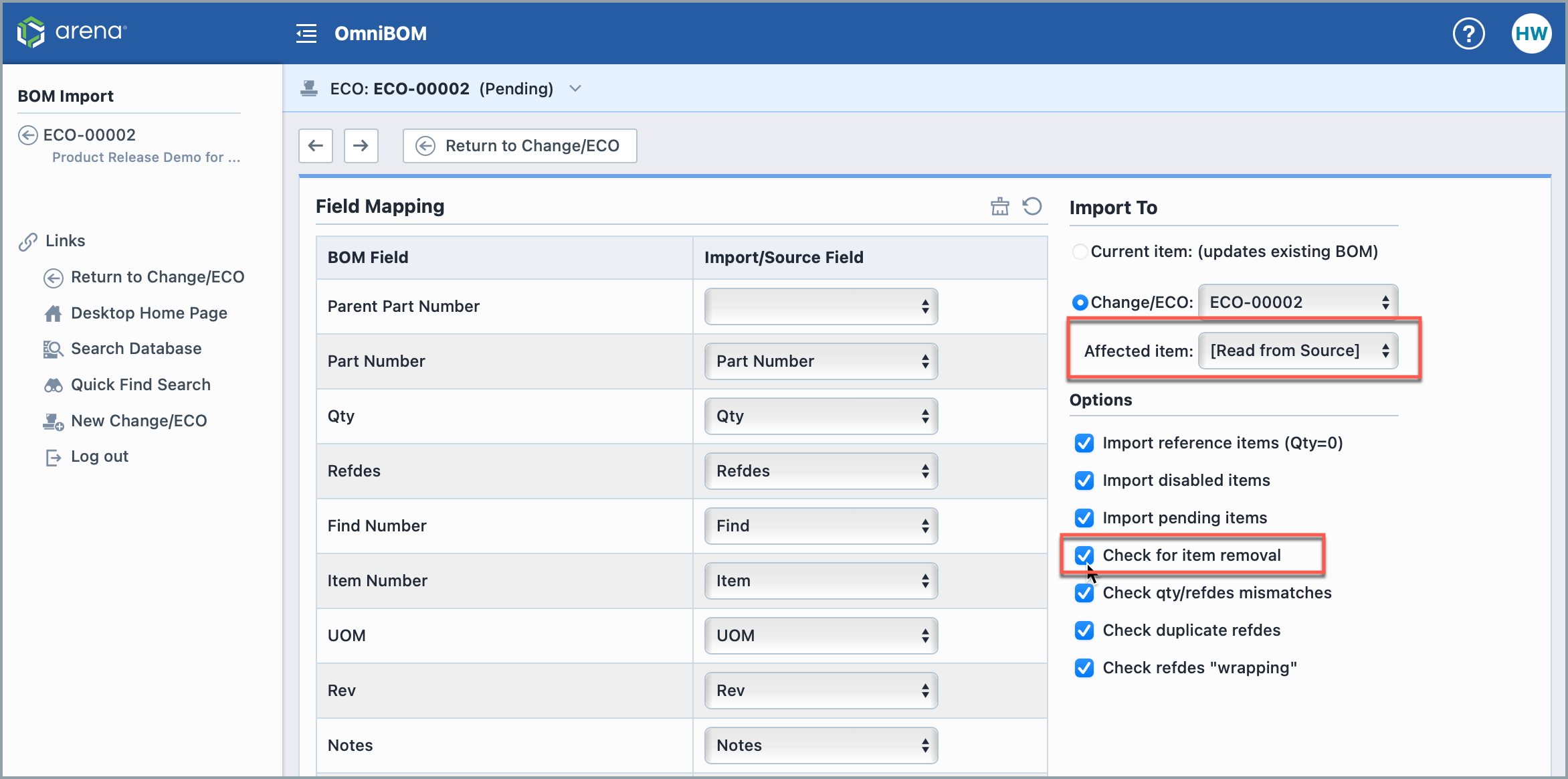 Item Changes | Empower Help